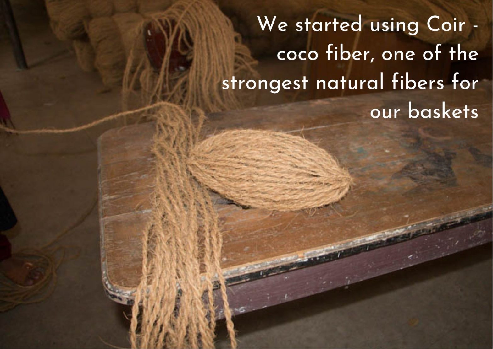 The coir basket journey - Craftpair